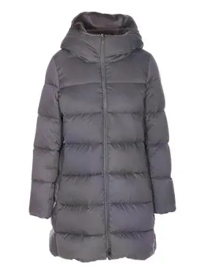 Herno Padded Hooded Coat - Grey