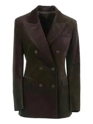 P.a.r.o.s.h Double-breasted Blazer - Brown