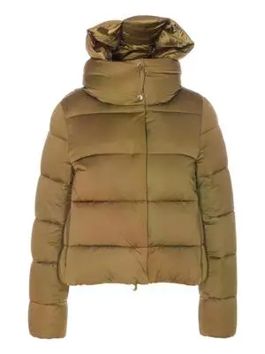 SAVE THE DUCK Felicity Removable-hood Padded Jacket - Green