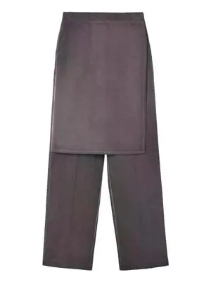 Sunnei Layered Wool Trousers - Purple