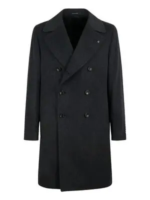 Tagliatore Double-breasted Overcoat - Grey