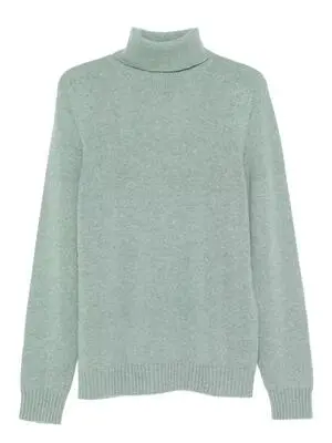 ROBERTO COLLINA Roll-neck Jumper - Green