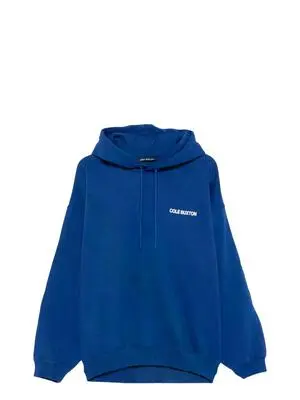 COLE BUXTON Logo-print Hoodie - Blue