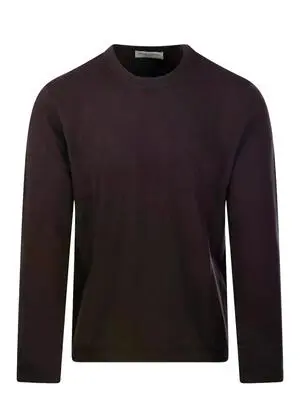 Officine Générale Crew-neck Long-sleeve Sweater - Brown