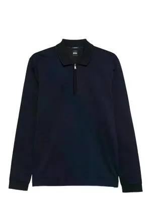 BOSS Mercerized Cotton Polo Shirt - Blue