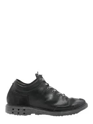 LAYER ZERO Leather Panelled Sneakers - Black