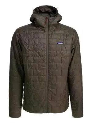 Patagonia Quilted Hooded Jacket - Brown