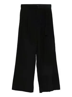 JUUN.J Belted-waist Trousers - Black