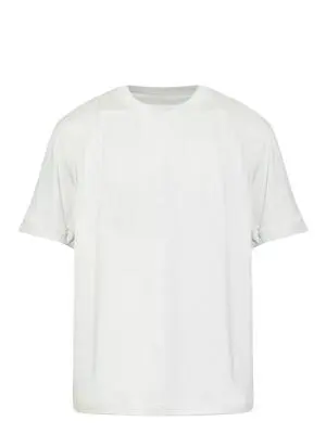 Eleventy Mm-logo Crew-neck T-shirt - White