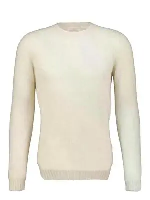 120% Lino Long-sleeve C-neck Shirt - Neutrals