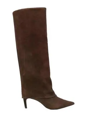 ANDREA CARRANO 60mm Pointed-toe Boots - Brown