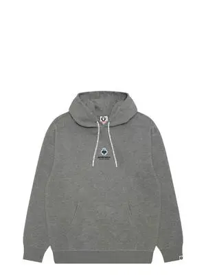 AAPE BY *A BATHING APE® Aapenow Clover Moonface Hoodie - Grey