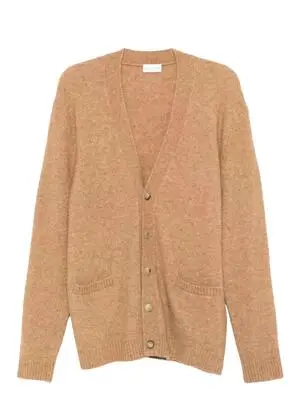 BALLANTYNE V-neck Cardigan - Brown