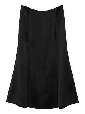 HERSKIND Flared Midi Skirt - Black
