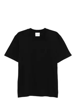 BALLANTYNE Logo-embroidered T-shirt - Black