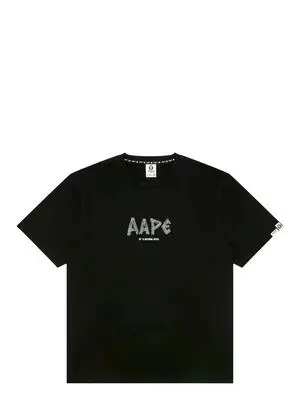 AAPE BY *A BATHING APE® Aape Logo-print T-shirt - Black