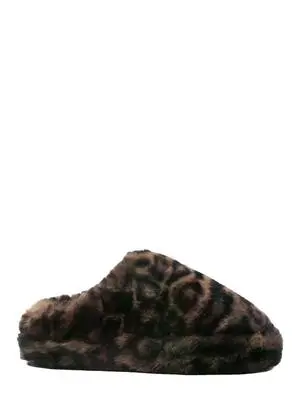 Apparis Shearling Slippers - Brown