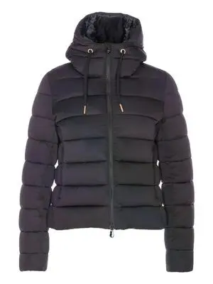 SAVE THE DUCK Padded Hooded Jacket - Black
