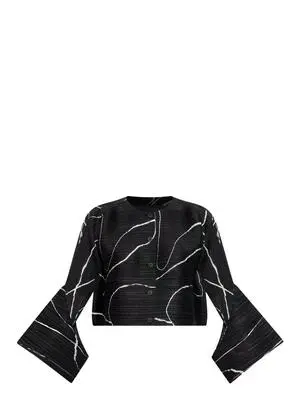 Issey Miyake Pause Plissé Jacket - Black