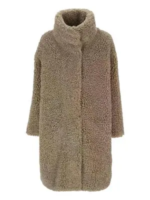 RRD Panelled High-neck Coat - Neutrals