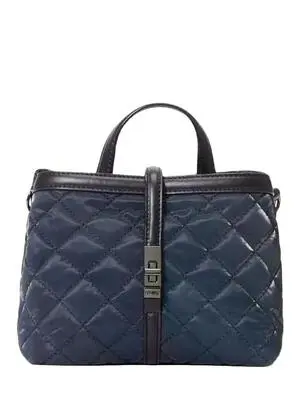 Mz Wallace Astor Mini Quilted Top Handle Crossbody - Blue