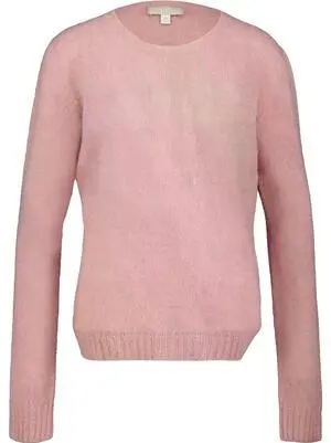 120% Lino Long-sleeve Knit Sweater - Pink