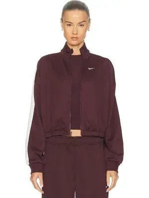 Nike Track Jacket - Burgundy Crush & Sail