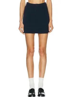 Guest In Residence Jean Mini Skirt - Midnight
