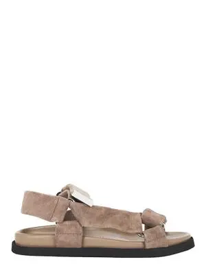 Attico Salinas Flatform Sandals - Light Grey