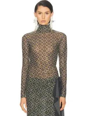 DRIES VAN NOTEN Embellished Hoyser Neck