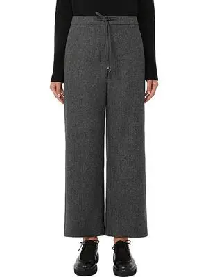 Max Mara Livio Wool Cashmere Pants - Black