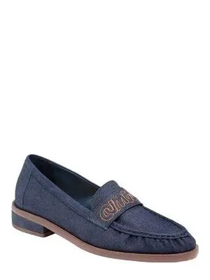 Cinq À Sept Gretta Amour Denim Loafer - Indigo Denim