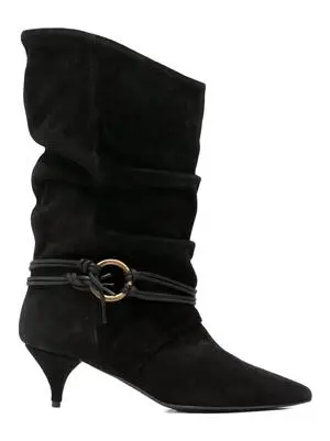 ALCHIMIA Ruched Ankle Boots