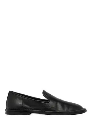 BUTTERO® Leather Loafers - Black