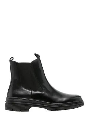 TAMARIS Leather Chelsea Boots - Black