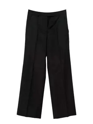 QL2 QUELLEDUE Teodora Straight-leg Trousers - Black