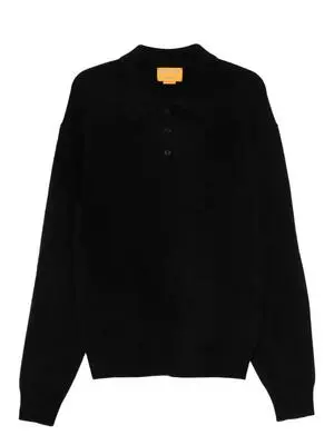 Guest In Residence Cashmere Polo Shirt - Black