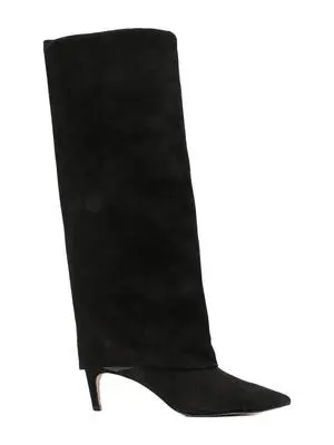 ANDREA CARRANO 60mm Suede Knee-high Boots - Black
