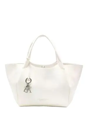 Emporio Armani Logo-charm Tote - White