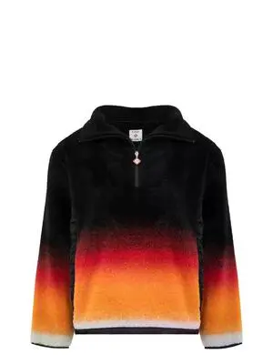 Casablanca Gradient-effect Zip Sweatshirt - Black