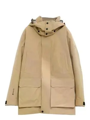 Moncler Hooded Pocket Coat - Neutrals