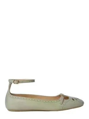 Chloé Adjustable Strap Flat Slides - Neutrals