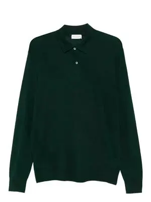 BALLANTYNE Wool Polo Shirt - Green