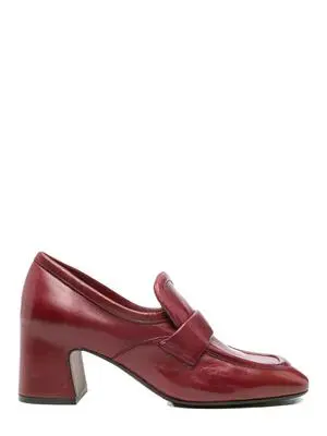 MARA BINI 60mm Leather Pumps - Red