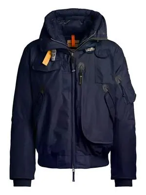 PARAJUMPERS Hooded Bomber Jacket Blue