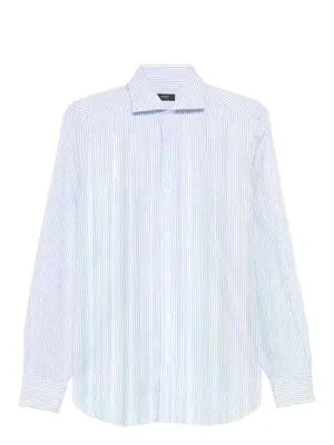 BARBA NAPOLI Striped Shirt - Blue