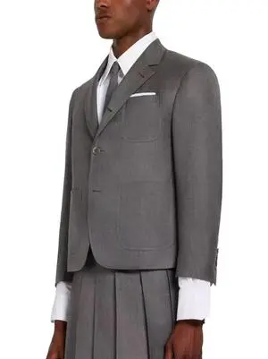 Thom Browne Wool Jacket - Grey