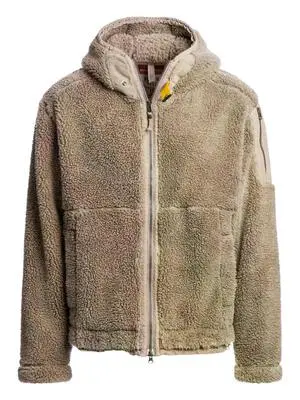 PARAJUMPERS Fleece Hooded Jacket - Neutrals