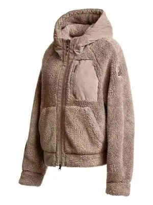 PARAJUMPERS Fleece-texture Hooded Jacket - Neutrals