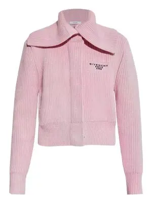 Givenchy Ribbed-knit Cardigan - Pink